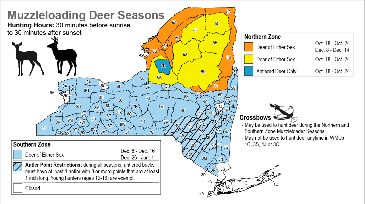 Deer Hunting Season Dates - New York Hunting | eRegulations